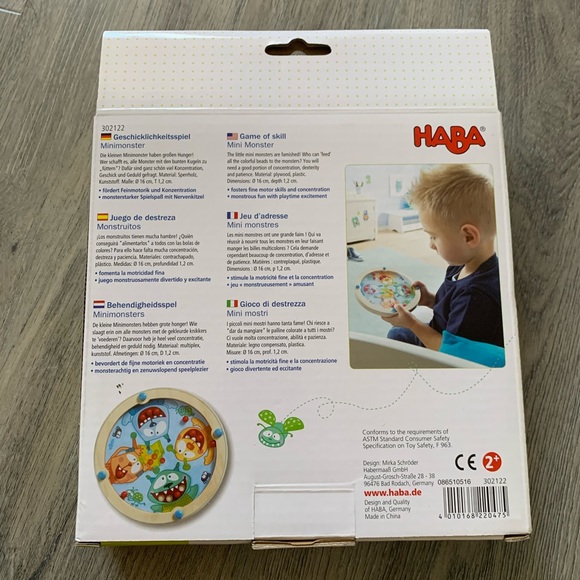 Haba | Toys | Haba Game Of Skill Mini Monsters | Poshmark
